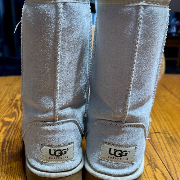 UGG | Shoes | Ugg Light Blue Boots With Tan Soles | Poshmark